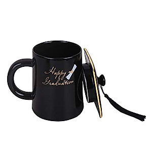Vencer 2023 ''Happy Graduation'' Graduation Present/Bachelor's Degree Present-Graduation Cap Mug Bachelor Cap as Graduation Party Supplies,Graduation Decorations,Back to School Present,VCM-21