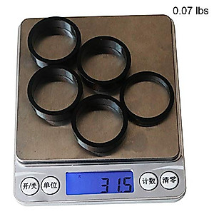 GANOPPER Mountain Bike Headset Spacer Bike Handlebar Stem Spacers Threadless Aluminum Alloy Headset Stem Spacer Set Fit 1 1/8-Inch Stem for MTB BMX Mountain Road Bikes Cycling