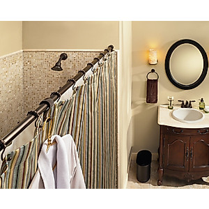 Moldiy Bathroom Shower Curtain Hooks Novelty Shower Double Glide Shower Rings, Set of 12