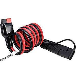 Yeebline SAE Anderson Connector, 2FT 12AWG 45A Anderson Connector Adapter to SAE Extension Cable Cord for Goal Zero Yeti, Suaoki, Renogy Portable Solar Generator Power Station