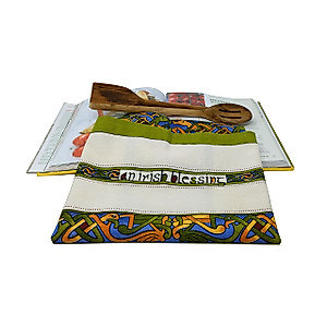 Royal Tara Set of 2 Tea Towel Irish Blessing-Irish Weave