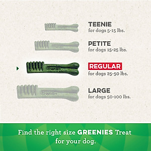 GREENIES Original Large Dog Dental Chews - 12 Ounces 8 Treats