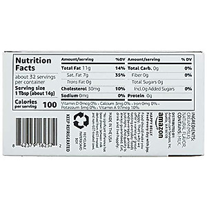 Amazon Brand - Happy Belly Unsalted Butter Sticks, 16 oz. (4 Four Oz. Sticks)