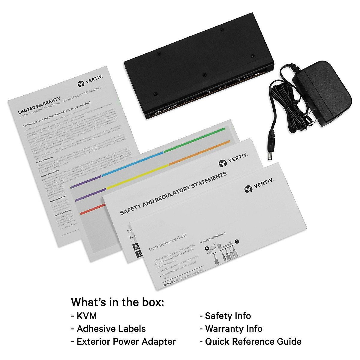 Vertiv Avocent 2-Port DVI-I 4K Ultra HD KVM Switch (SV220)