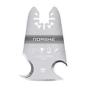 Norske Tools NOTP237 Oscillating Multi Tool Accessory Blade Universal Fit 3-in-1 Rigid Scraper & Knives
