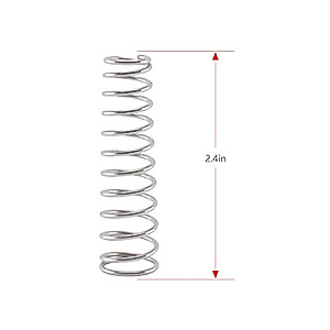 4-Pack Self-Closing Springs for Intertap Forward Sealing Beer Faucets Compatible with Nukatap and Perlick Self-Closing Faucets