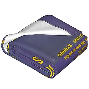 Flannel Blanket Porter Wagoner Soft Lightweight Throw Blanket Warm Durable Sofa Couch Decor Beding 50"X40"