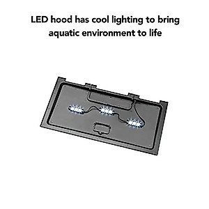 Aqueon Aquarium Fish Tank Starter Kit with LED Lighting 10 Gallon Fish Tank