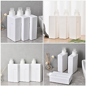 CIYODO 1000ml Empty Laundry Bottles Reusable Refillable Storage Bottle for Lotion Shampoo