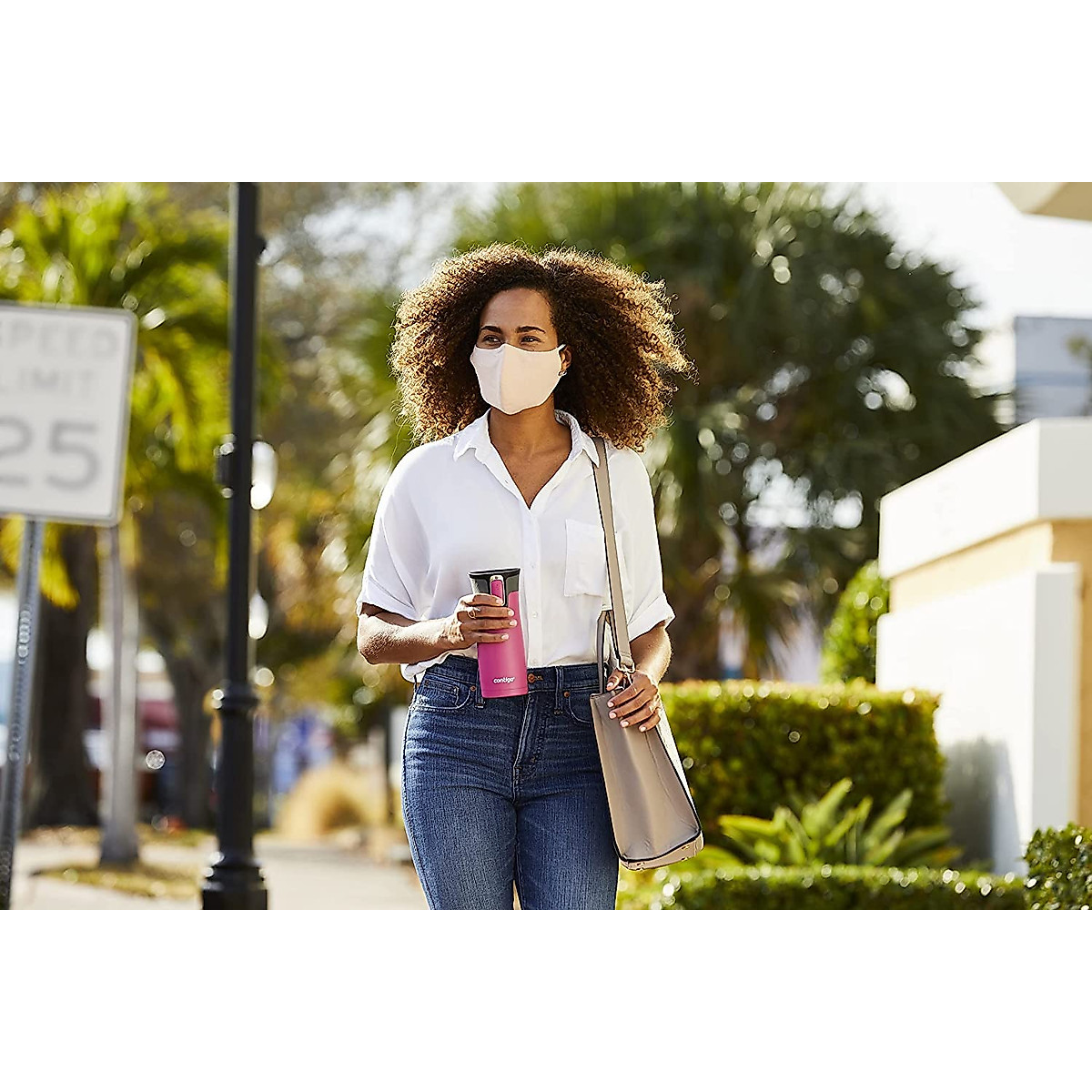 Contigo AUTOSEAL West Loop Vacuum-Insulated Stainless Steel Travel Mug, 16 oz, Dragonfruit