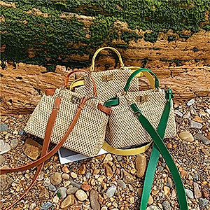 Crossbody Bags Fashion Summer Straw Bag Beach Bag Tote Bag for Women Satchels Hobo Bags Shoulder Bags