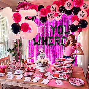 LaVenty Mean Girls BalloonParty Decoration Thats Fetch Balloons Burn Book Banner Y2K Party Supplies