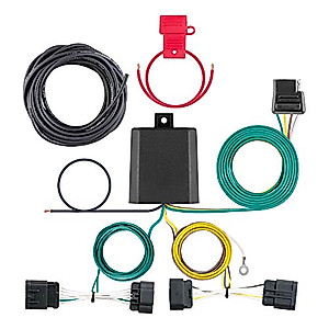 CURT 56336 Vehicle-Side Custom 4-Pin Trailer Wiring Harness, Fits Select Dodge Durango , Black
