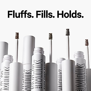 Milk Makeup KUSH Fiber Brow Gel, Herb (Medium Brown) - Thickening Brow Gel - Soft, Flexible Hold - Vegan, Cruelty Free