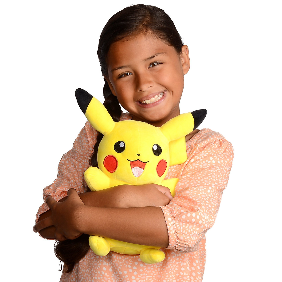 Pokemon 12" Large Pikachu Plush - Officially Licensed - Generation One Figure - Authentic Soft Stuffed Animal Toy - Valentine's Day & Easter Basket Stuffer Gift for Kids, Boys, Girls - 2+