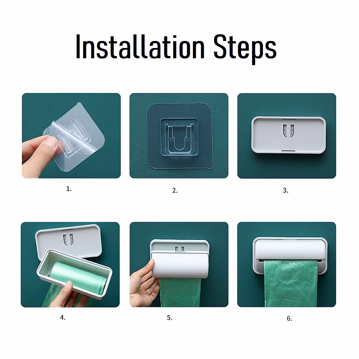 Fine Liner Trash Bags Dispenser, 2024new Fineliner Bag Dispenser, Fineliner Trash Bags And Dispenser, Trash Liner Dispenser Suitable for Kitchen Bathroom Toilet (Grey)