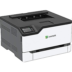 Lexmark C3426dw Color Laser Printer with Interactive Touch Screen, Full-Spectrum Security and Print Speed up to 26 ppm (40N9310),White,Small
