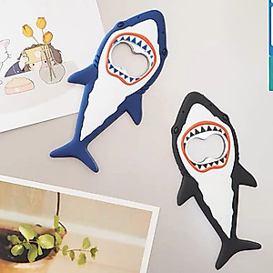 Shark Bottle Opener, Beer Bottle Opener Magnetic Bottle Opener for Dad Boyfriend Bartender