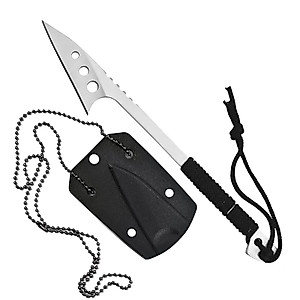 DOHONG Full Tang Hunting Knife, Survival Fishing Camping KNIFE with K Sheath