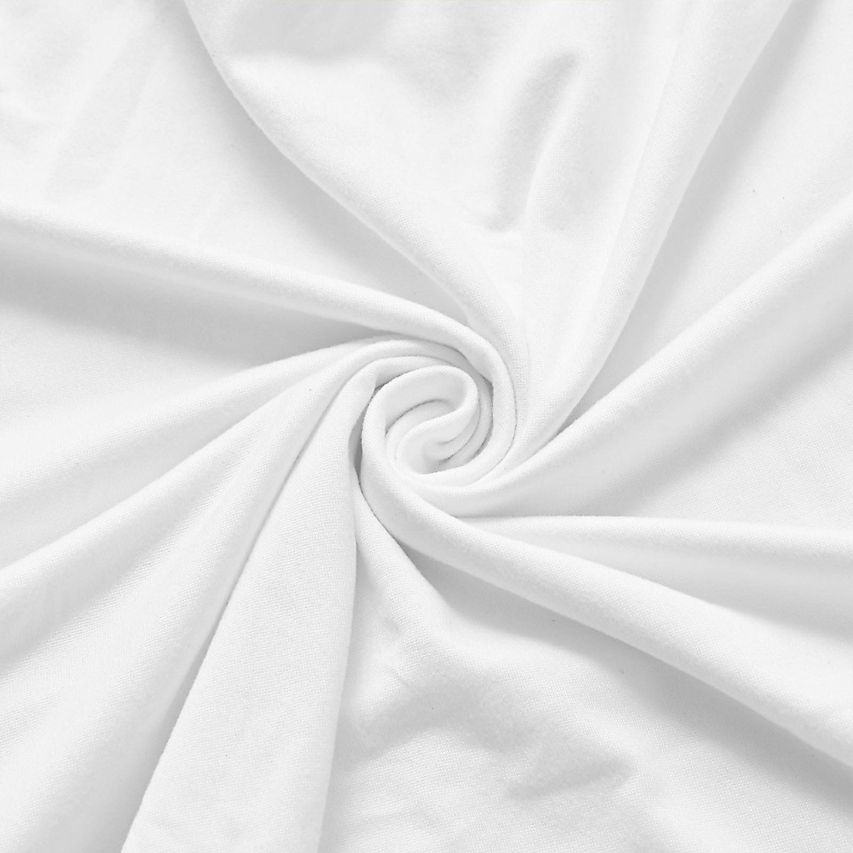 Gydream Stretch Garden Chair Cover,Solid Spandex Lawn Patio Furniture Cover,Deep Seat Dining Chair Covers for Patio Garden Beach Chair (White,85x57x50cm(33x22x20inch))