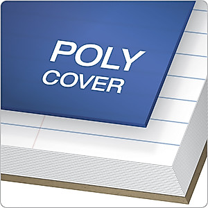 Oxford Spiral Notebooks, 3-Subject, Wide Ruled Paper, Durable Plastic Cover, 150 Sheets, 3 Divider Pockets, 2 per Pack (10385)