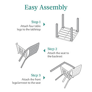 Best Choice Products 3-Piece Outdoor Bistro Set, Stackable Modern Steel Furniture for Porch, Garden w/ 2 Chairs, Table, Geometric Decor - Yellow