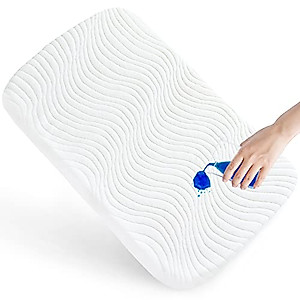Bassinet Mattress Topper 20" x 33", Fit for Mika Micky, Papablic, KoolerThings(3 in 1)/KoolaBaby, ANGELBLISS, Dream On Me, Infans Bassinet, Waterproof Rectangle Pad with Removable Mattress Cover