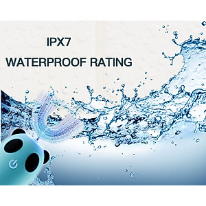 Newbee Children Electric Toothbrush for Kids Smart 360 Degrees U Silicon USB Automatic Ultrasonic Teeth Tooth Brush Cartoon Pattern 2-7 Years