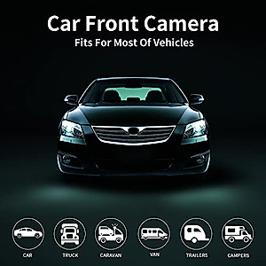 ViaBecs Rear View Camera 120° Wide Angle of View, IP168 Waterproof Night Vision Hd and Backup Camera, Suitable for Car Pickup Truck SUV RV Truck