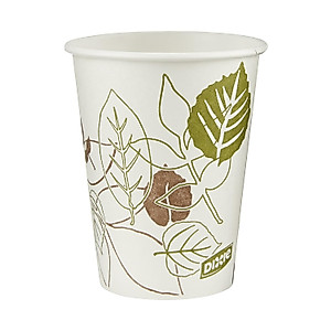Dixie 2338PATH Pathways Paper Hot Cups, 8oz (Case of 1000)