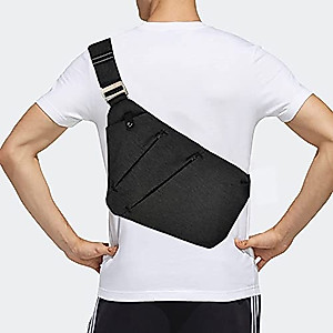BROADREAM Sling Bag for Men Women Crossbody Bag Lightweight Shoulder Men Backpack Anti-Theft Chest Bag for Sport Bicycle
