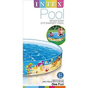 INTEX Beach Days Snapset Instant Kids Childrens Swimming Pool