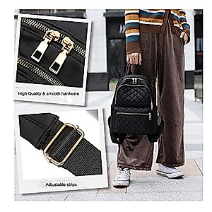 PAOIXEEL Small Lightweight Backpack Purse for Women Water-resistant, Anti-theft Mini Backpack for Girls Travel Daypack