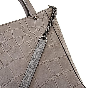 Rebecca Minkoff Women's Chain Tote Crossbody, Grey