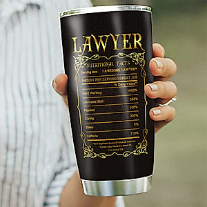 Lawyer Gifts for Men Women Coffee Tumbler 20oz Attorney Insulated Cup, I'm Billing You For This Conversation Tumbler Cup, Law School Gifts Law Practitioners Graduation Ideas Gifts Mug