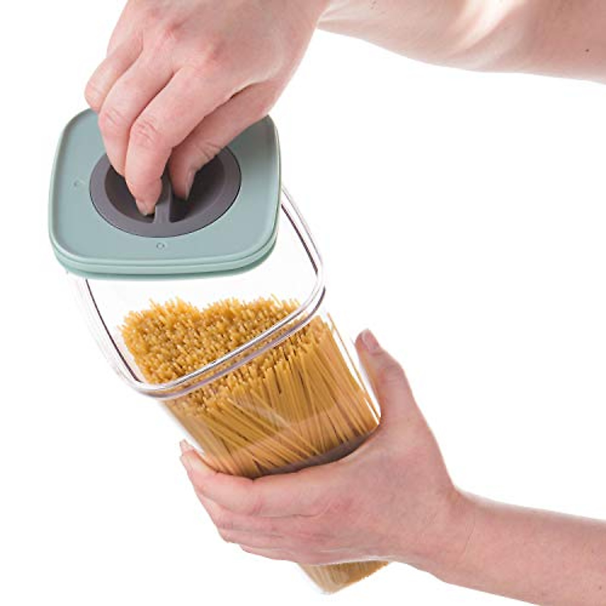 Berghoff LEO PP 2Pc Smart Seal Food Container 0.42 qt, 1.7 qt, Airtight Lid, Silicone Ring, Stackable, Twist Lock, Maximizes Storage Space