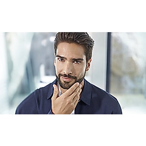 Philips Norelco Multigroomer All-in-One Trimmer Series 5000, 18 Piece Mens Grooming Kit, for Beard Face, Hair, Body Hair Trimmer for Men, No Blade Oil Needed, MG5750/49