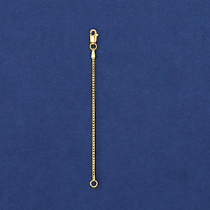 Ross-Simons 1.1mm 14kt Yellow Gold Box-Chain Extender