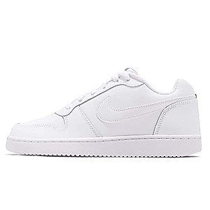 Nike Women's Ebernon Low Sneaker, White/White, 5.5 Regular US