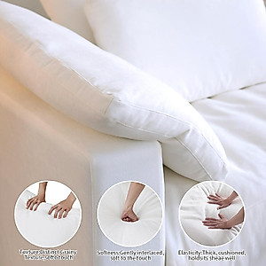 Cloud Modular Sectional Sofa,Large Down Filled Comfort V Shaped Sofa Couch for Living Room,Minimalist Wide Deep Seat Convertible Couches for Office Apartment,4 Seater and 1 Corner,White