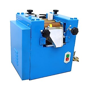EQCOTWEA Laboratory Grinder Electric Three Roll Grinding Milling Machine 750W Ink Paint Pigments Miller Lab Application with Chilled Alloy Casting Rollers