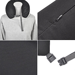 MISNODE Neck Pillow,Portable Comfortable U Shaped Neck Cushion,Noise Reduction Travel Pillow,Ultra Soft Comfortable Cushion,for Sleeping Rest Airplane Car Home Use