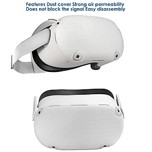 Silicone Cover for Oculus Quest 2, Protective Case Set Accessories for Meta VR, Multi Colors Soft Shell Skin