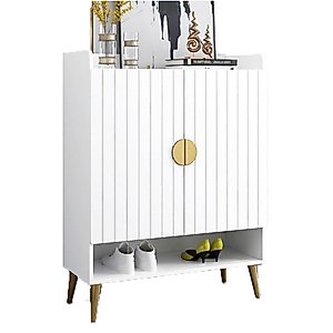 Shoe Organizer Cabinet,Shoe Holder,Shoe Rack for Front Door Entrance,Shoe Rack Shelf,Shoe Cabinet,for Living Room Entrance Hallway (60A)