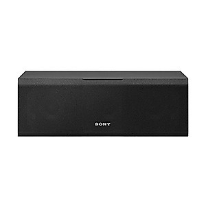 Sony SSCS8 2-Way 3-Driver Center Channel Speaker with Bookshelf Speaker System and Subwoofer Bundle (3 Items)