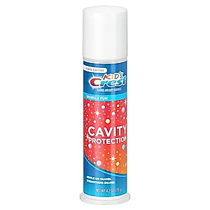 Crest Kids pump Size Crest Kids Sparkle Fun Cavity Protection Toothpaste, 4.6 Ounce (Pack of 6)