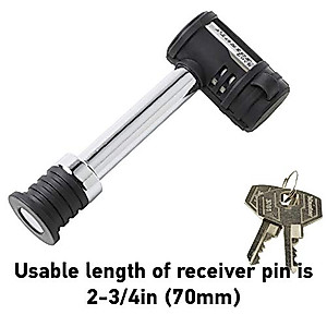 Master Lock 1479DAT 0.62" Long Shackle Barbell Receiver Lock