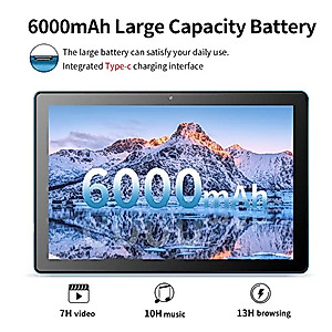 VOLENTEX Tablet 10 Inch Android 12, 3GB RAM 64GB ROM 512GB Expand ...