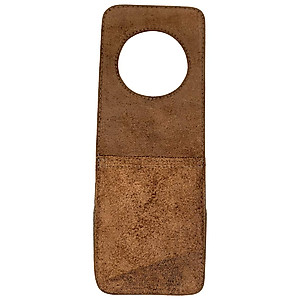 Hide & Drink, Doorknob Hanger Handmade from Full Grain Leather - Bourbon Brown