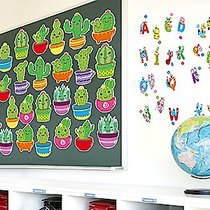 Cactus Cutouts for Classroom Bulletin Board Decoration 36 Pcs